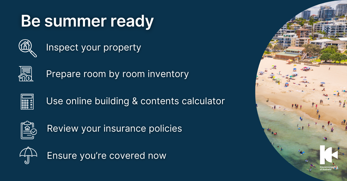 Be summer ready - Insurance Council of Australia